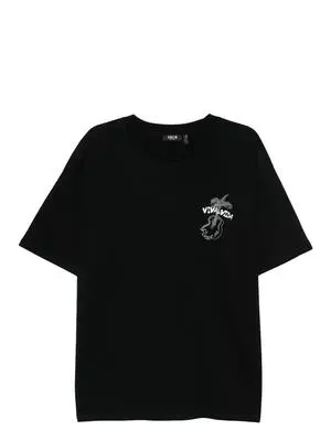 FIVE CM Graphic-print T-shirt - Black