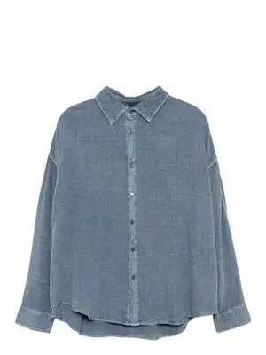 Izzue Long-sleeved Shirt - Blue