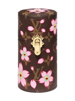 LOUIS VUITTON X Takashi Murakami Fragrance Travel Case - Sakura Brown