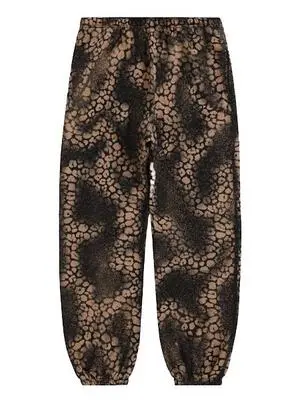 Supreme Bleached Leopard Sweatpant - Black