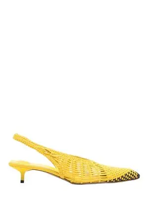 Jacquemus Les Cubisto Banane Pumps - Yellow