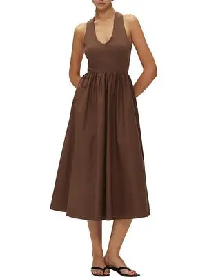 ELODIE THE LABEL Audrey Dress - Brown
