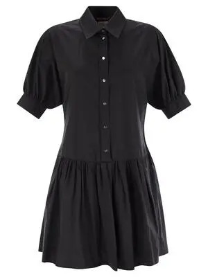 MAX MARA STUDIO Max Mara Studio Caronte Poplin Chemisier Dress