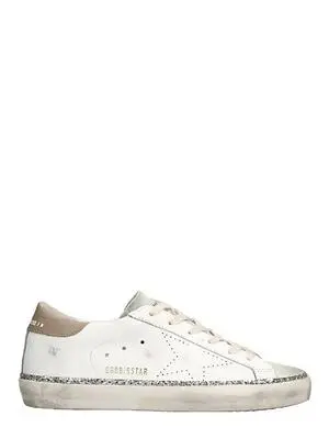 GOLDEN GOOSE Leather Low-top Trainers - White/comb