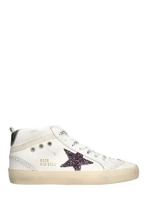 GOLDEN GOOSE Mid Star 82710 Leather Low-top Trainers - White/oth