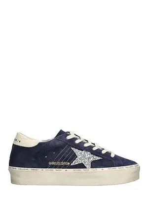 GOLDEN GOOSE Hi Star 82811 Suede Low-top Trainers - Blue/drk.c