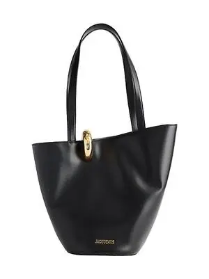Jacquemus Le Bambola Moyen Leather Tote Bag - Black