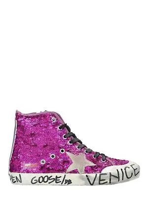 GOLDEN GOOSE Woven High-top Trainers - Mult/other
