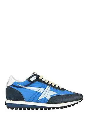 GOLDEN GOOSE Running Marathon Suede And Mesh Low-top Trainers - Blue/drk.c