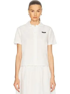 Miu Miu Button Up Top - Bianco