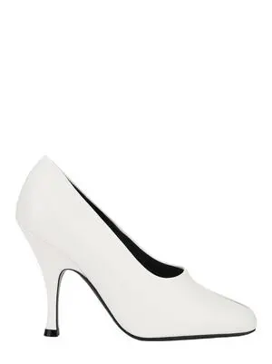 Khaite Eva 100 Peep Toe Pumps - Optic White