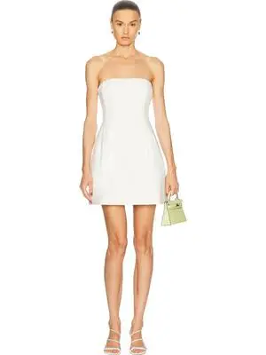 Simkhai Arta Bustier Mini Dress - White
