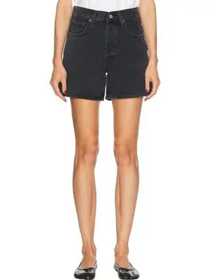 AGOLDE V-waist Denim Shorts - Bounce