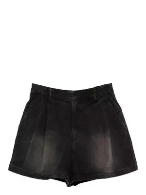 JNBY Wide-leg Denim Shorts - Black