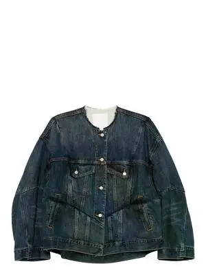 JNBY Panelled Denim Jacket - Blue