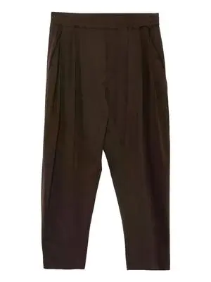 CROQUIS Tapered Trousers - Brown