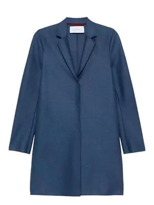 Harris Wharf London Virgin Wool Coat - Blue