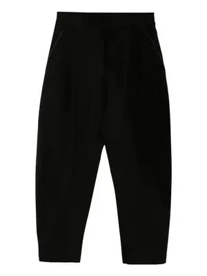 CROQUIS Tapered Trousers - Black