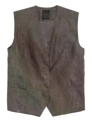 JNBY Linen Waistcoat - Brown