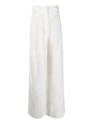 KRIZIA High-waisted Trousers - White