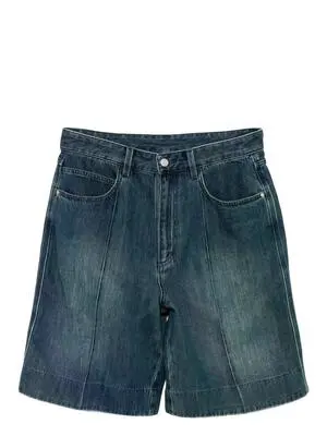 CROQUIS Straight-leg Denim Shorts - Blue