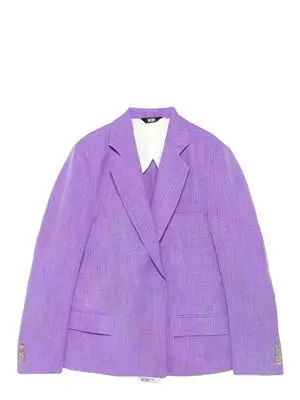 Gcds Mélange-effect Blazer - Purple