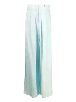 KRIZIA High-waist Wide Leg Trousers - Blue