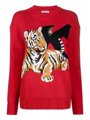 KRIZIA Krizia Tiger Motif Jumper
