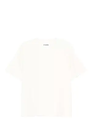 JIL SANDER Knitted T-shirt - Neutrals
