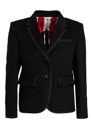 Thom Browne Cashmere-felt Blazer - Black
