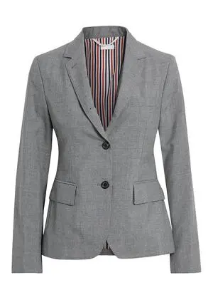 Thom Browne Wool-blend Blazer - Gray