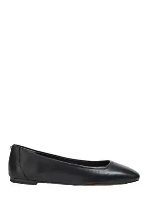 STUART WEITZMAN Tammy Leather Ballet Flats - Black