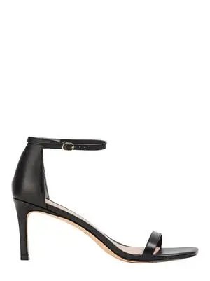 STUART WEITZMAN Amelina 75 Leather Sandals - Black