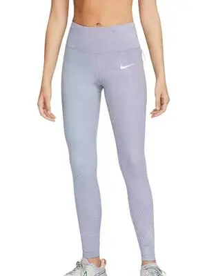 Nike Reflective-print Running Leggings - Purple