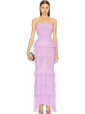 MICHAEL COSTELLO X Revolve Giana Gown - Lavender
