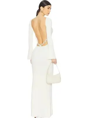 YELLOW THE LABEL Harper Maxi Dress - Ivory