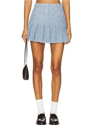 Alice + Olivia Alice + Olivia Carter Mini Skirt Rockstar Blue