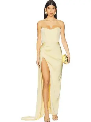Katie May Bita Gown Butter Yellow