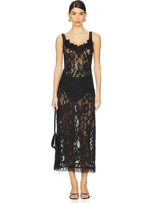 Waimari Contessa Maxi Dress - Black