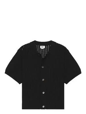 Obey Dez Sweater Shirt In Black - Digital Black