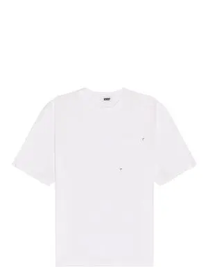 KROST Krost Rivet Pocket Oversized Tee In White.