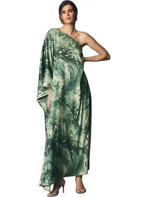DIARRABLU Satu Printed Maxi Dress - Green Pattern