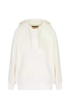 Armani Exchange Logo-tape Hoodie - Neutrals