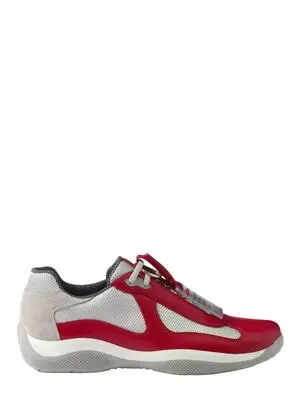 Prada Prada America's Cup Sneakers Red