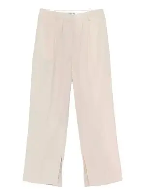 HERSKIND Pleat-detailed Trousers - Neutrals