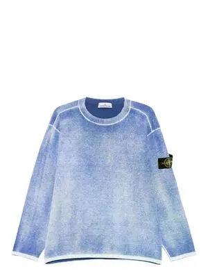 Stone Island Compass Badge Sweater - Blue