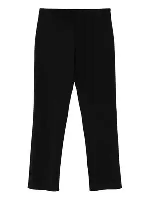 RÓHE Cigarette Scuba Trousers - Black