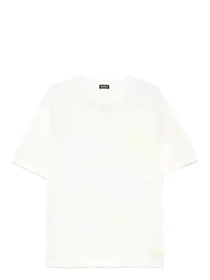 Zegna Striped T-shirt - White
