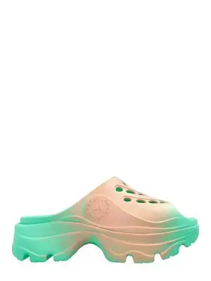 Adidas By Stella McCartney Two-tone Clogs - Green