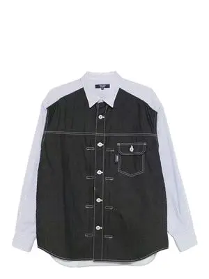 Comme Des Garçons Striped Shirt - Blue